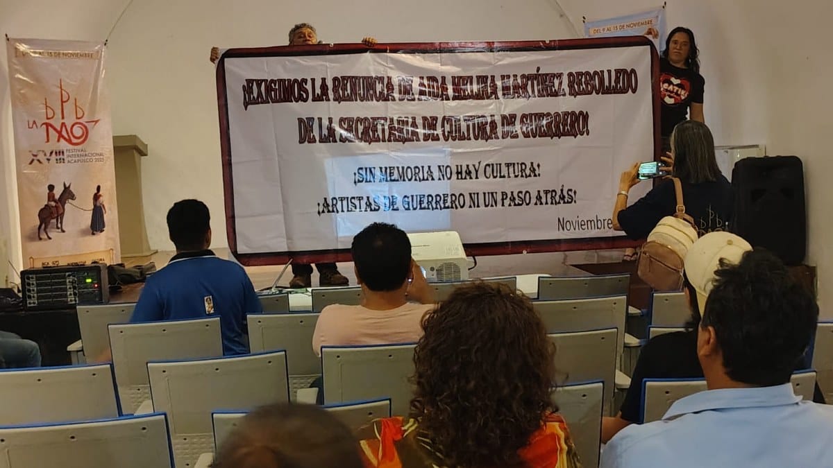 Protesta por la cultura sacude La Nao: artistas exigen la renuncia de ...